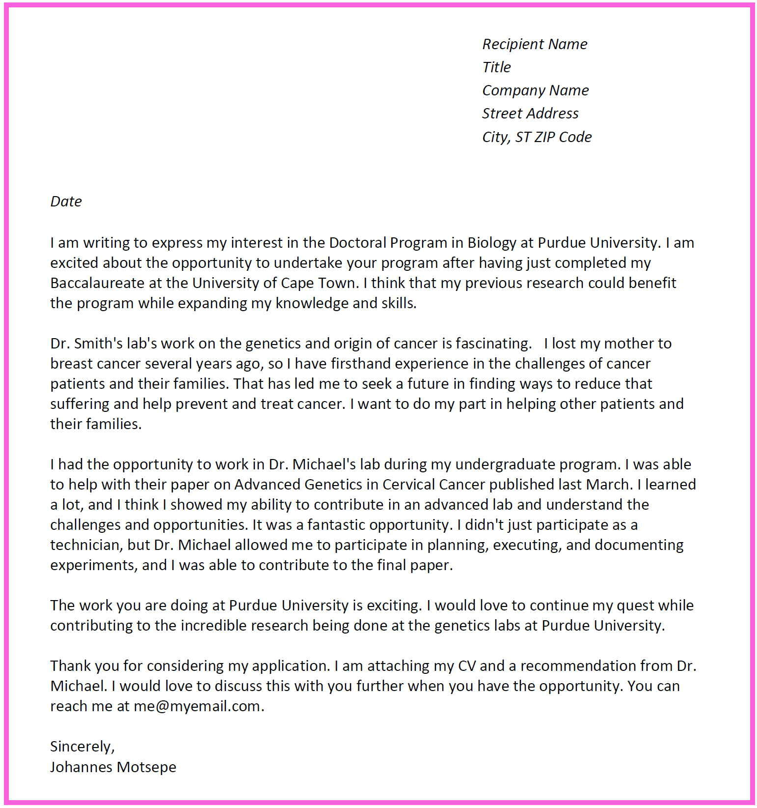 How to Write a Powerful Motivation Letter for PhD Program